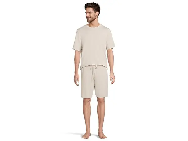 Eberjey Henry Tenceltm Modal Shorts Pj Set Pajama Sets Cornflower - Bone