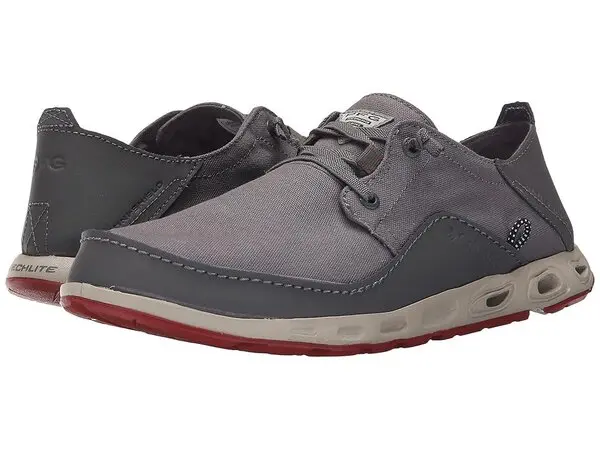 Columbia Bahama Vent Pfg Lace Relaxed Boat Shoes - Gray