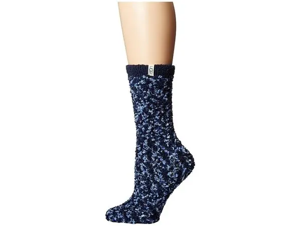 UGG Cozy Chenille Crew Socks - Navy