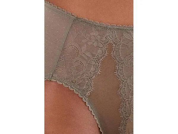 Wacoal Retro Chic Hi-cut Brief Underwear Bungee Cord - Olive