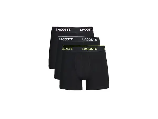 Lacoste 3-pack Boxer Briefs Underwear - Black/multicolor