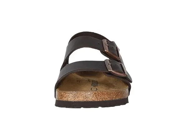 BIRKENSTOCK Milano Oiled Leather Sandal - Brown