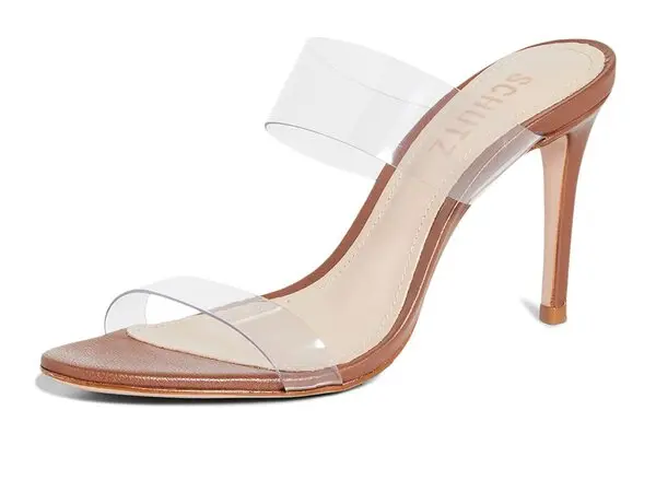 Schutz Ariella Stiletto Sandals - Clear