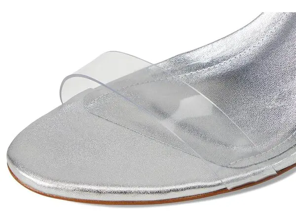 Schutz Ariella Stiletto Sandals - Silver