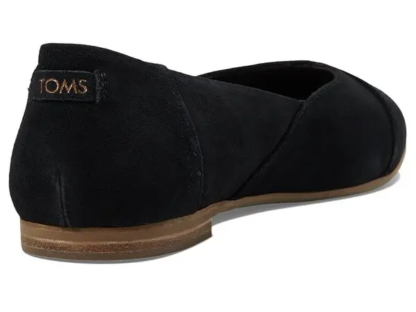 Toms Jutti Neat Flat Shoes - Black