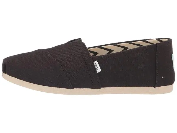Toms Classic Alpargata Slip On Shoes - Black