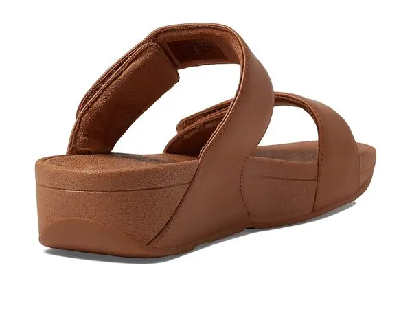 Fitflop Lulu Adjustable Leather Slides - Brown