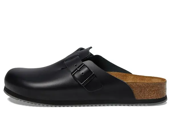 BIRKENSTOCK Boston Super Grip Clogs - Black