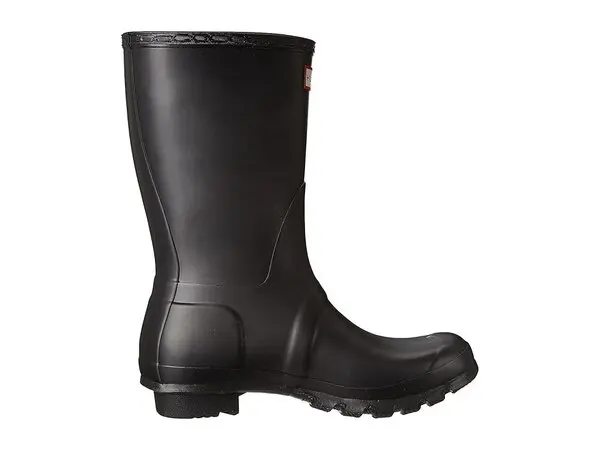 Hunter Original Short Buckled Boots - Black