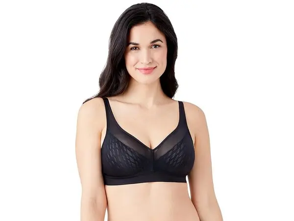 Wacoal Elevated Allure Wire Free Bra Hot Fudge - Black