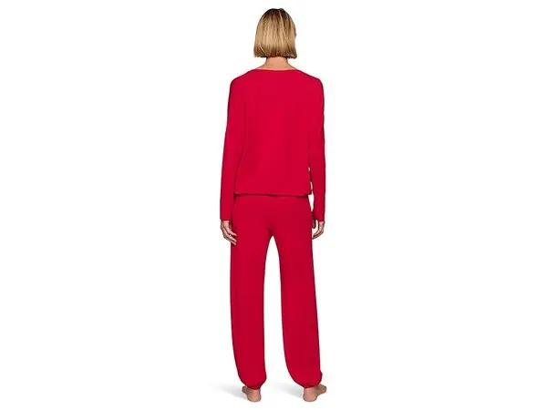 Eberjey Gisele Tenceltm Modal Slouchy Pj Set Pajama Sets Ice /ice - Red