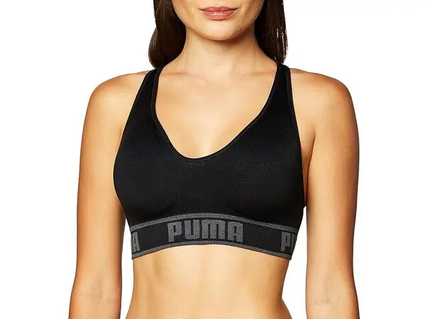 PUMA Seamless Sports Bra Bra /grey - Black