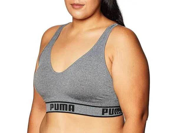 PUMA Seamless Sports Bra Bra /grey - Gray
