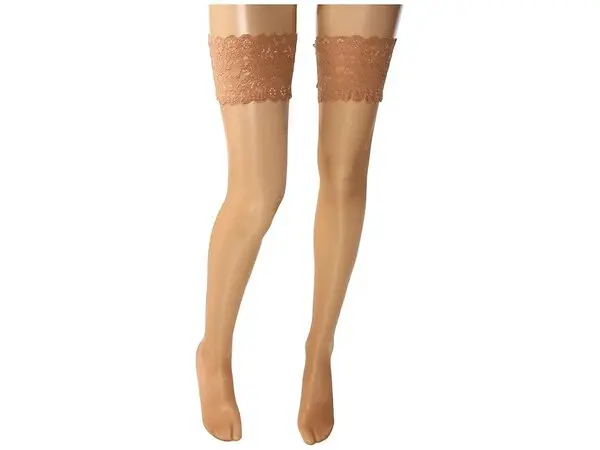 Wolford Satin Touch 20 Stay-up Thigh Highs - Tan