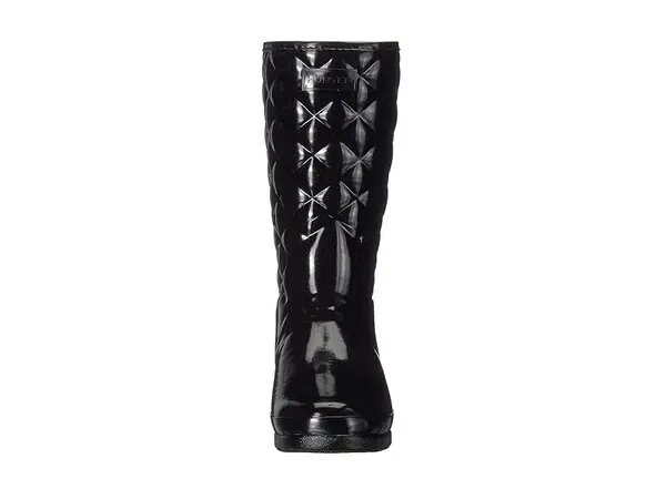 Hunter Refined Gloss Quilt Short Rain Boots