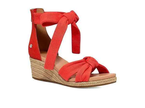 UGG Yarrow Wedge Sandals - Red