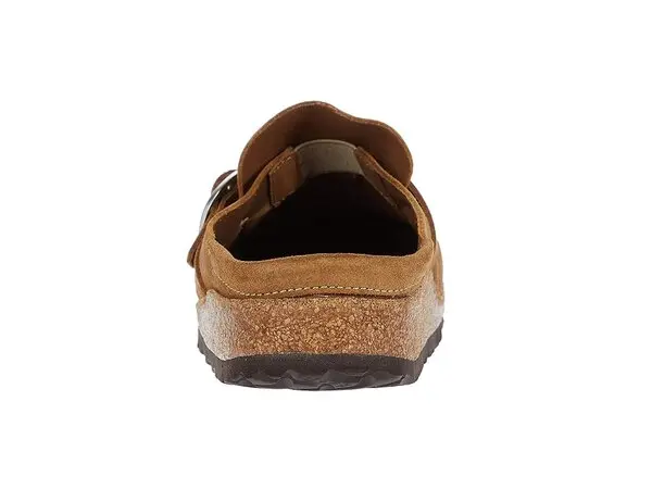 BIRKENSTOCK Buckley Suede Clog Shoes - Tan