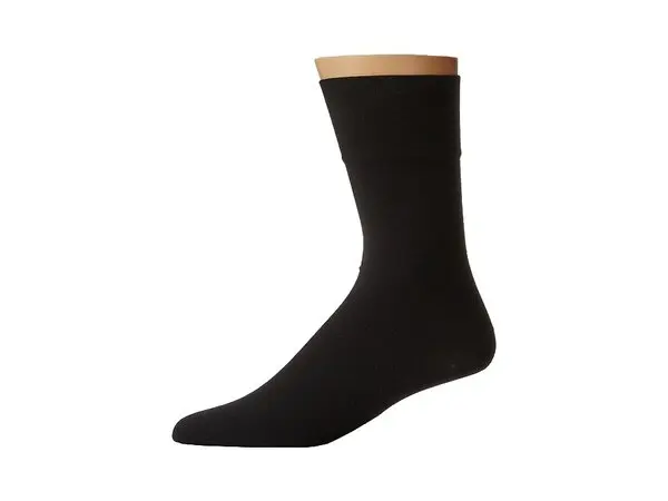 Wolford Cotton Velvet Crew Socks - Black