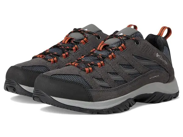 Columbia Crestwood Waterproof Low Top Athletic Shoes - Gray