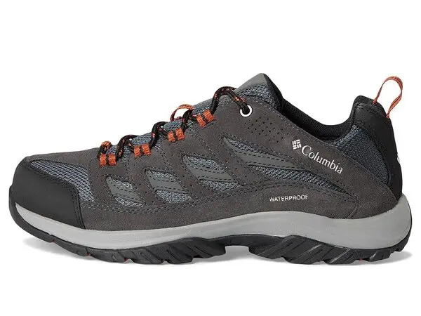 Columbia Crestwood Waterproof Low Top Athletic Shoes - Gray