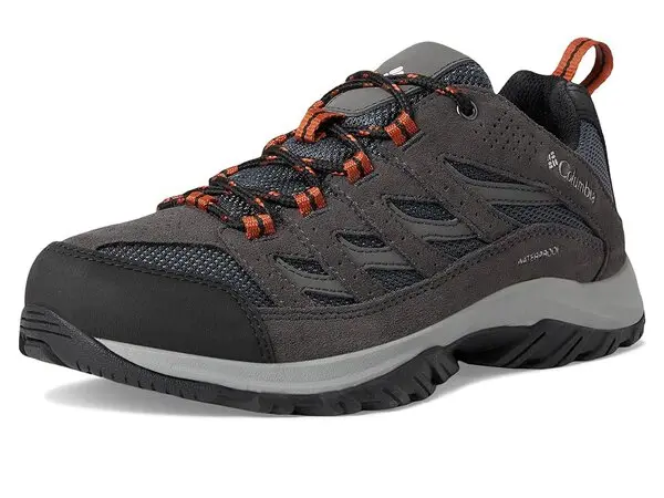 Columbia Crestwood Waterproof Low Top Athletic Shoes - Gray