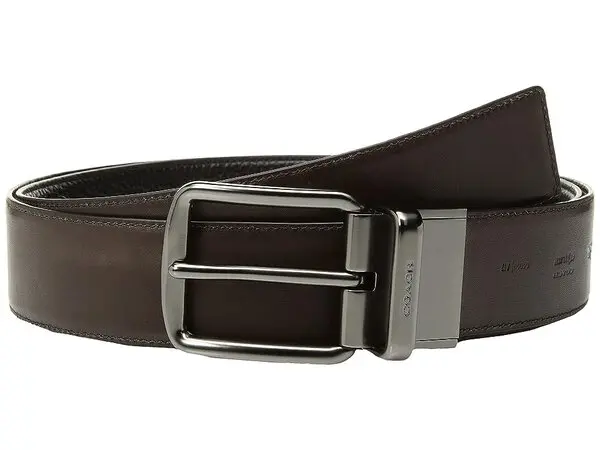 COACH Wide Reversible Leather Belt