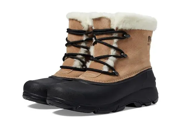 Sorel Lace-up Waterproof Suede Boots - Rootbeer