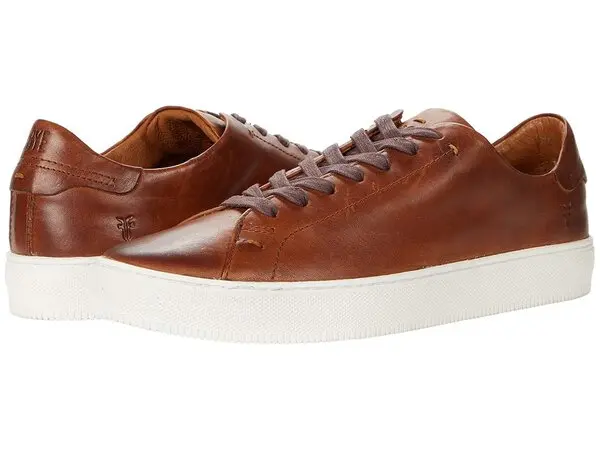 THE FRYE COMPANY Astor Low Lace Up Casual Sneakers - Tan