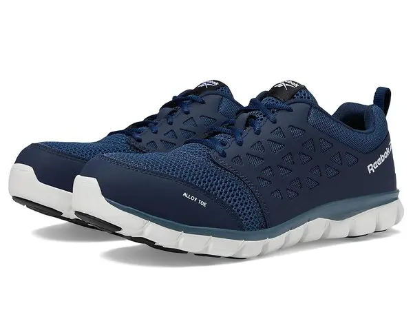 REEBOK Sublite Cushion Work Sd Alloy Toe Athletic Shoes - Navy