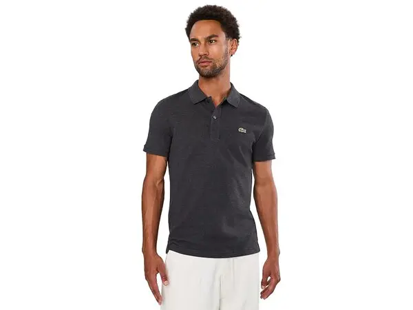 Lacoste Short Sleeve Slim Fit Pique Polo Short Sleeve Pullover - Lightning Chine