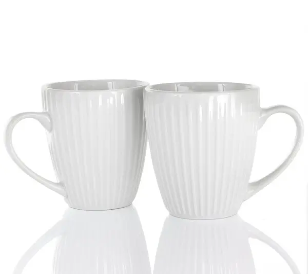 ELAMA 12 Piece 8 Oz. Elle Mug Set