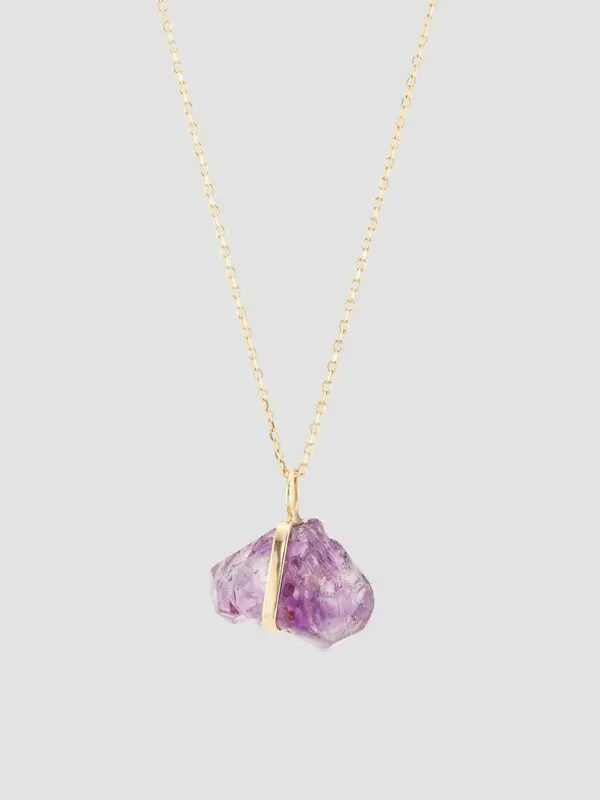 Jia Jia 14k Yellow Gold & Birthstone Pendant Necklace - February
