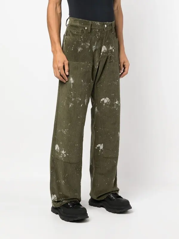 MISBHV Paint-splatter Corduroy Trousers