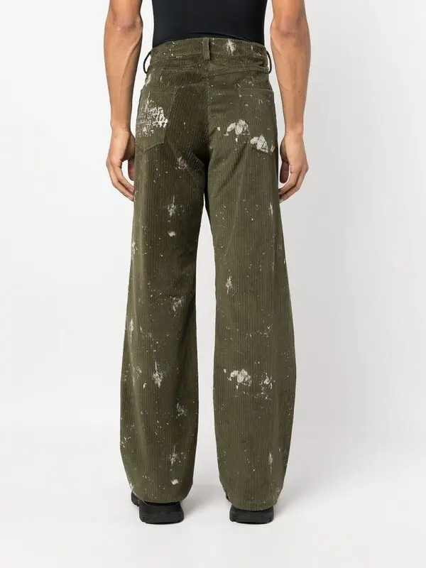 MISBHV Paint-splatter Corduroy Trousers
