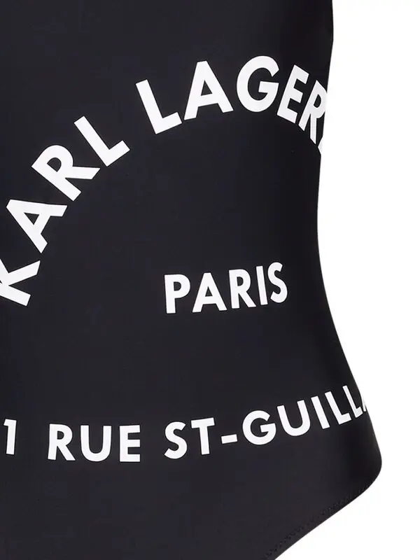 Karl Lagerfeld Logo-print Swimsuit