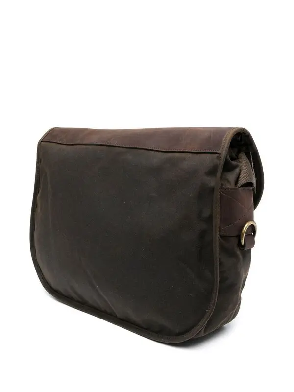 Barbour Leather Messenger Bag
