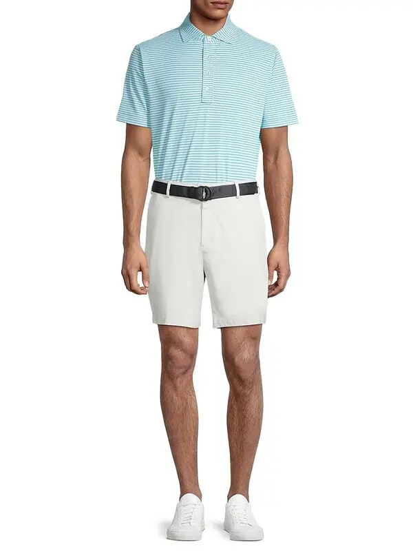 Peter Millar Crown Pilot Twill Shorts - Light Grey