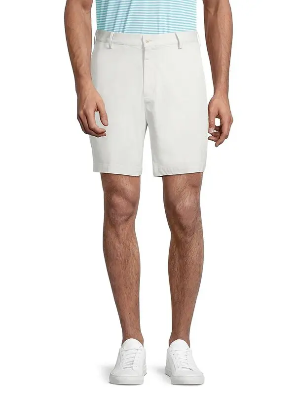Peter Millar Crown Pilot Twill Shorts - Light Grey