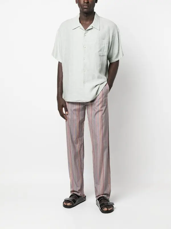 Paul Smith Cotton Striped Trousers