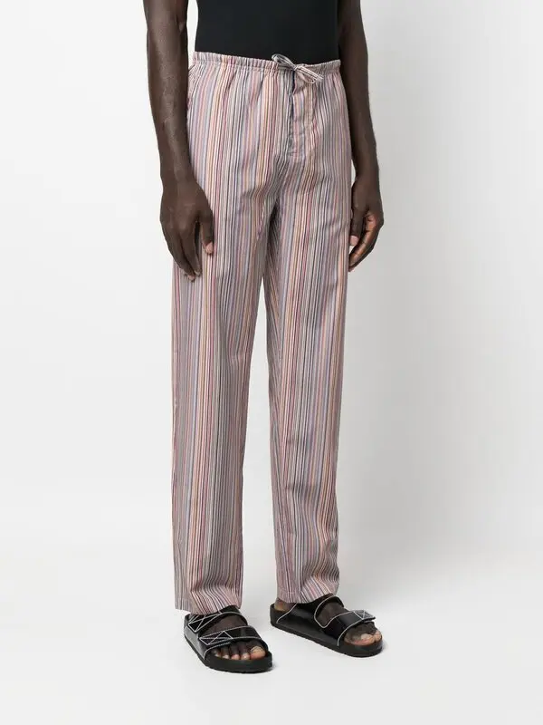 Paul Smith Cotton Striped Trousers
