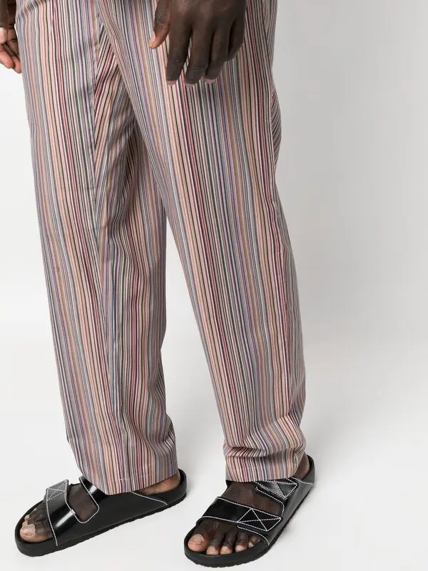 Paul Smith Cotton Striped Trousers