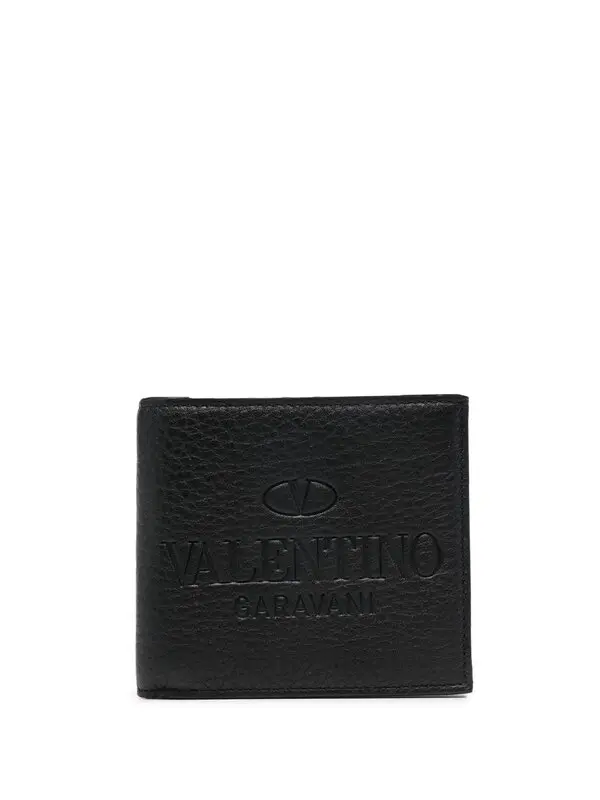 Valentino Garavani Logo-debossed Cardholder - Black