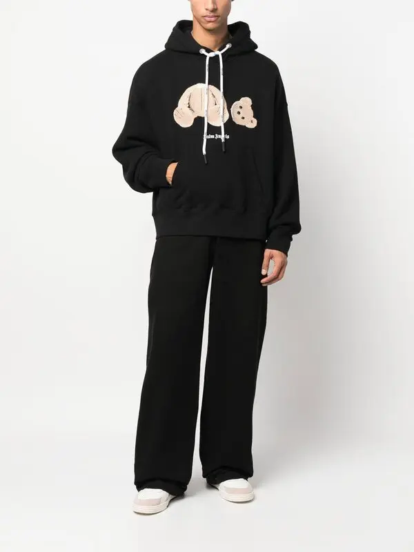 Palm Angels Teddy Bear Print Hoodie