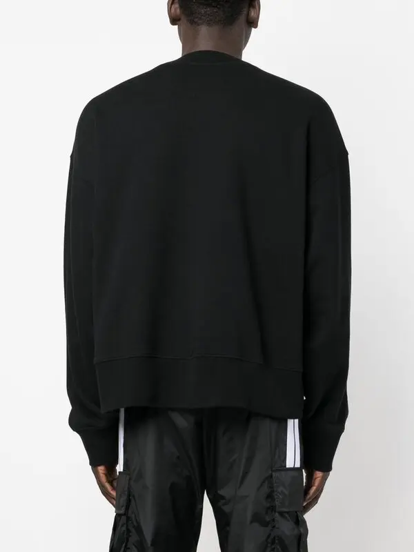 Palm Angels Star Sprayed-print Sweatshirt - Black