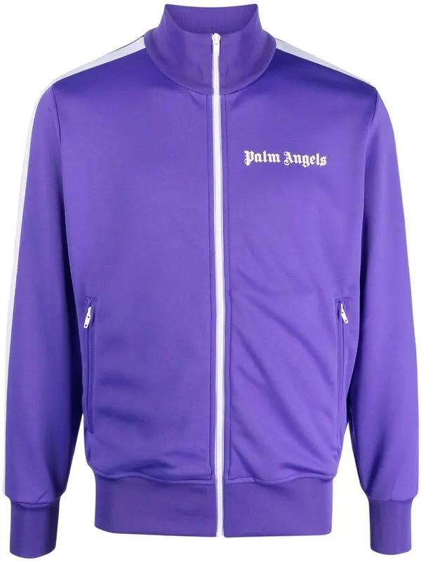 Palm Angels Logo-print Track Jacket - Purple