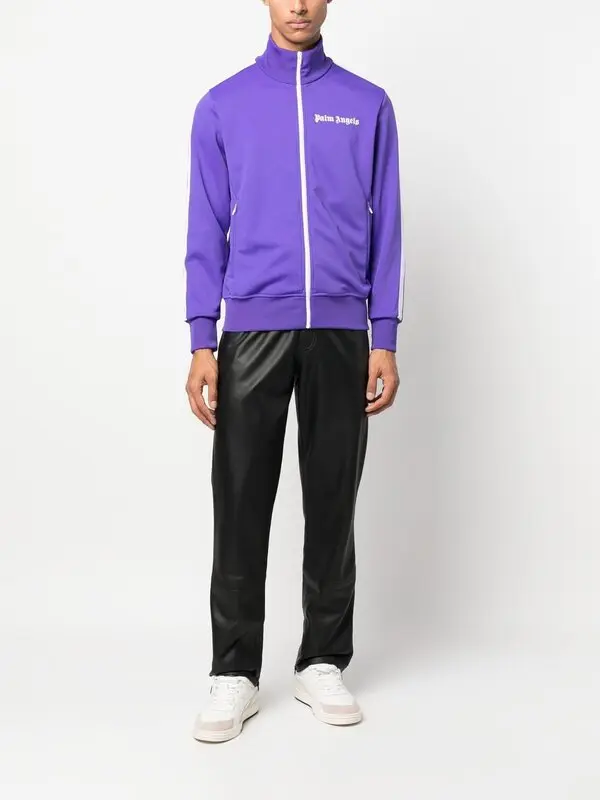 Palm Angels Logo-print Track Jacket - Purple