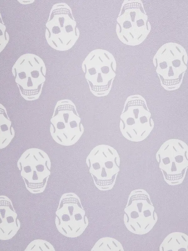 Alexander McQueen Skull-print Silk Scarf
