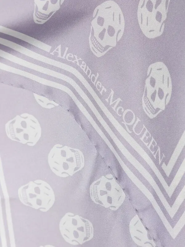 Alexander McQueen Skull-print Silk Scarf