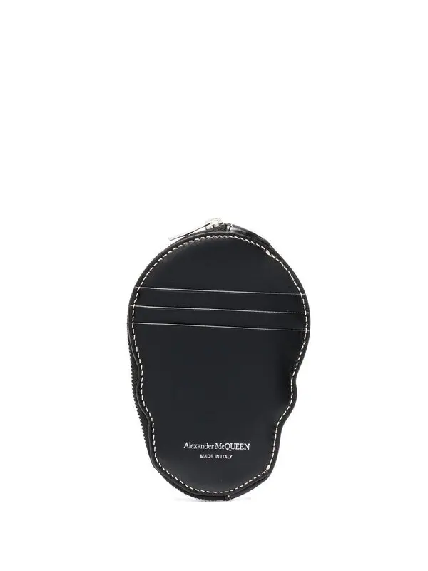 Alexander McQueen Skull All-around Zip Wallet
