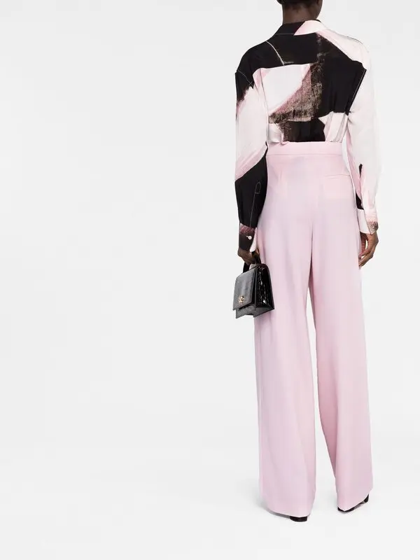 Alexander McQueen Pleated High-waisted Trousers